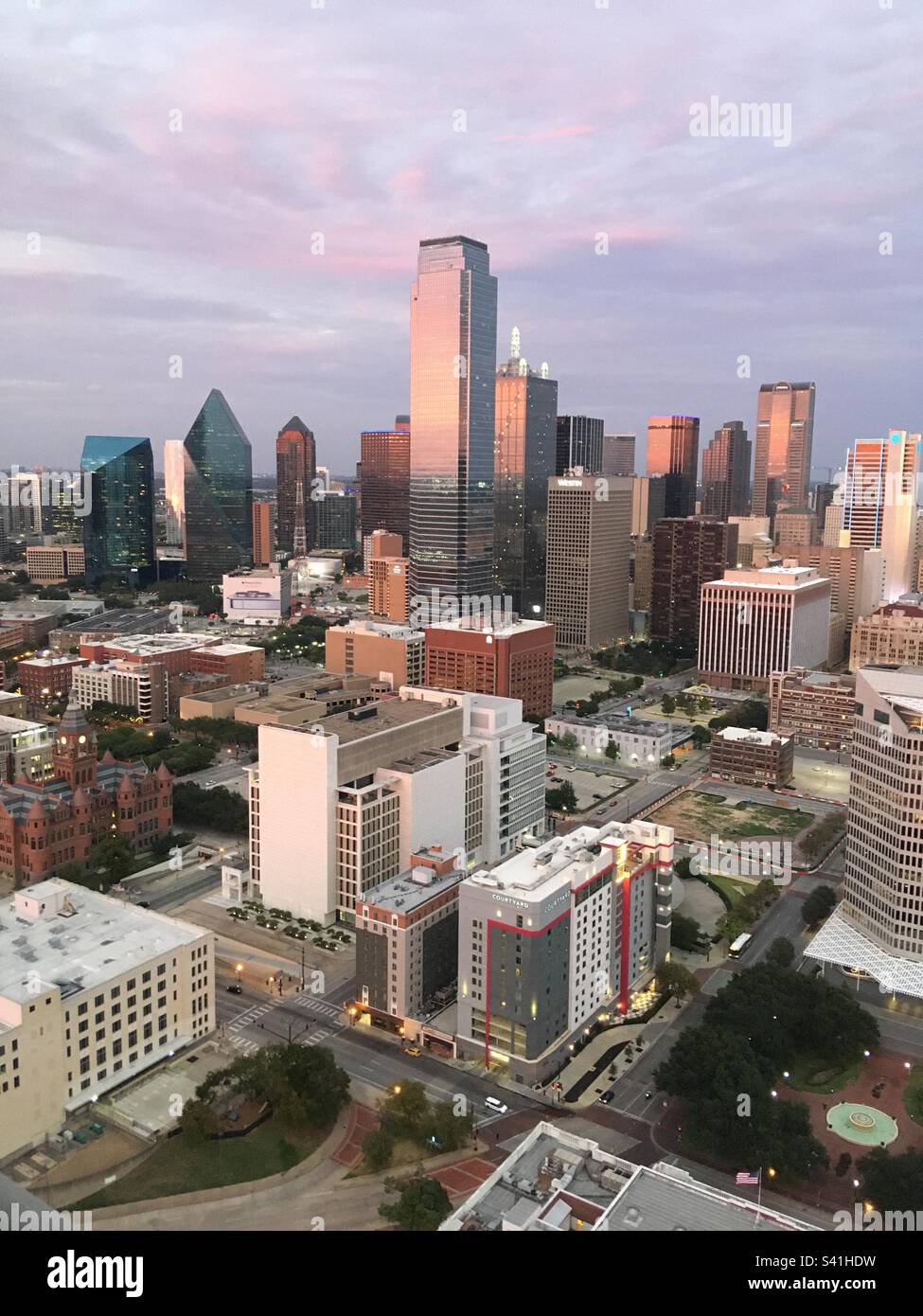 Dallas city view hi-res stock photography and images - Alamy