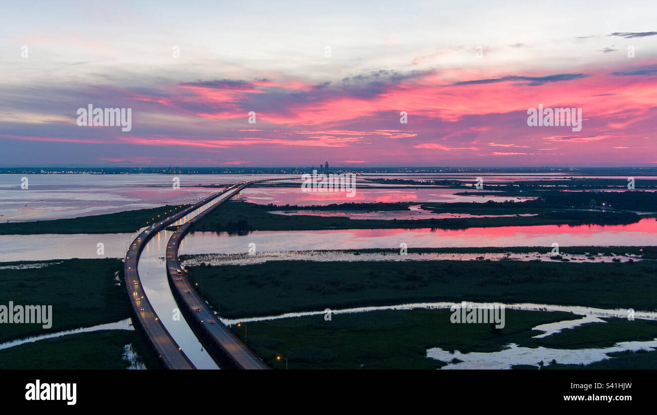 Mobile bay causeway hi-res stock photography and images - Alamy