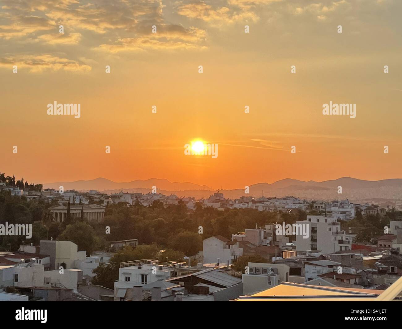 Athens sunset hi-res stock photography and images - Alamy