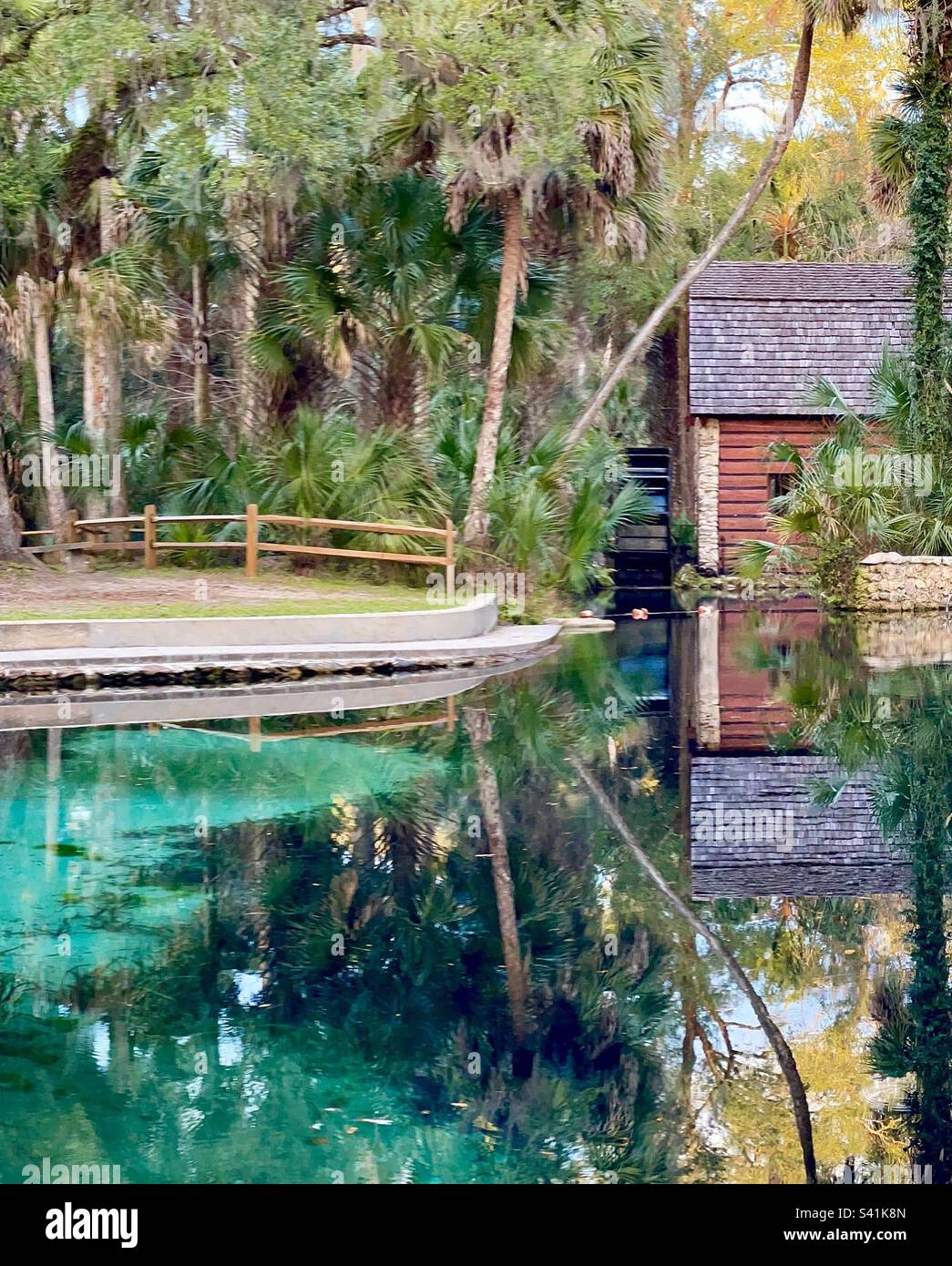 Juniper Springs Mill House Stock Photo - Alamy