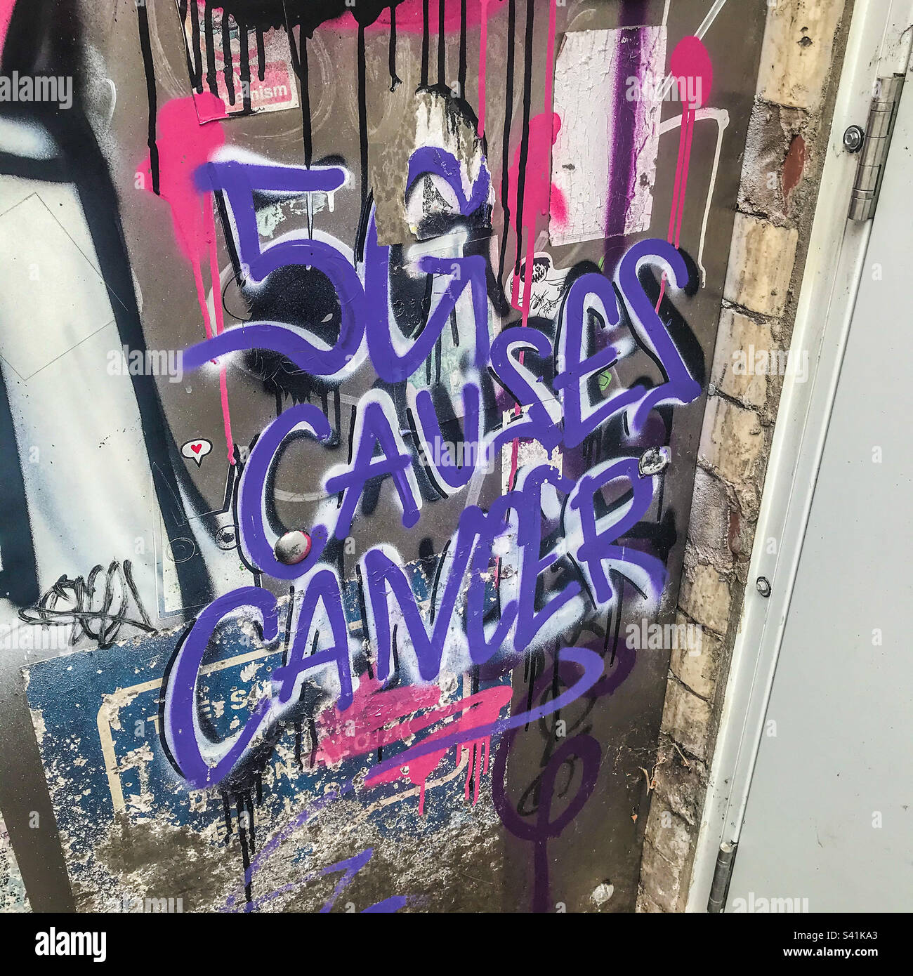 Northern quarter graffiti, Manchester Stock Photo - Alamy