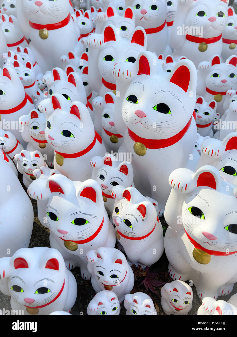Manekineko at Gotokuji temple in Tokyo, Japan Stock Photo - Alamy