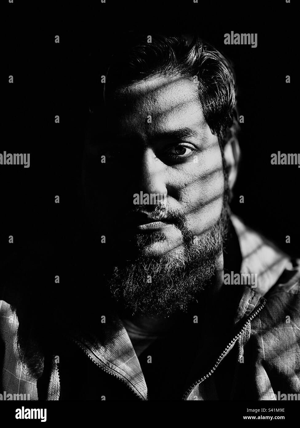 Black and white portrait Stock Photo - Alamy