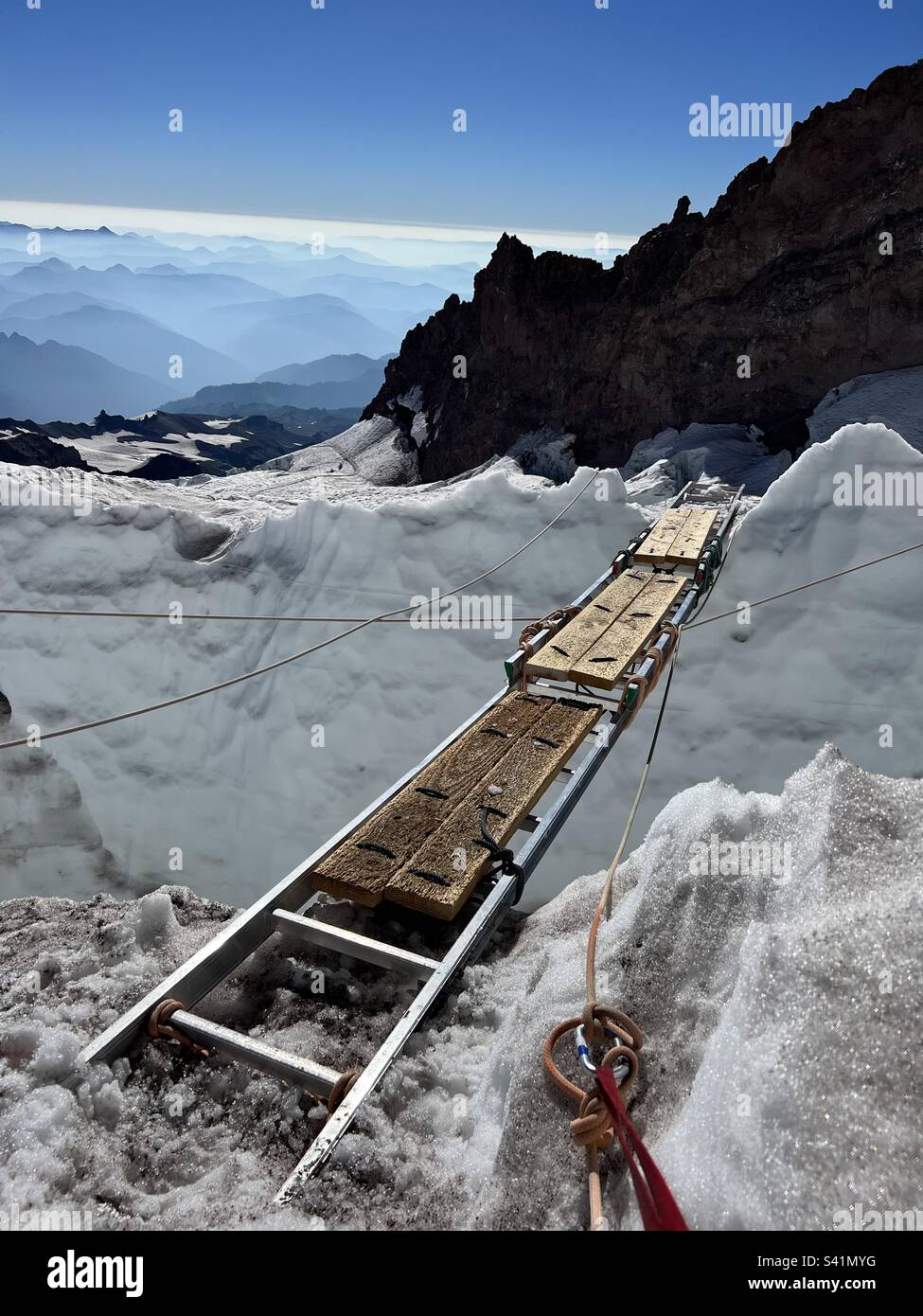 Crevasse Glacier Ladder