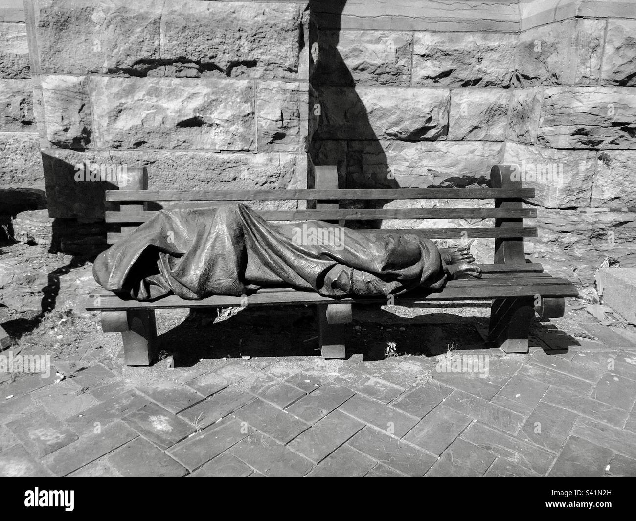 Homeless Jesus, or Jesus the Homeless sculpture by Timothy Schultz ...