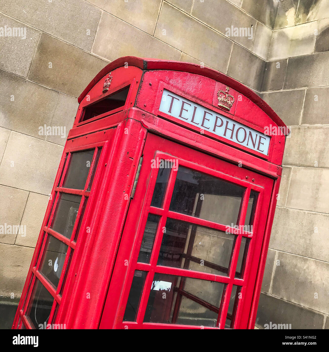 British red telephone box Stock Photo - Alamy