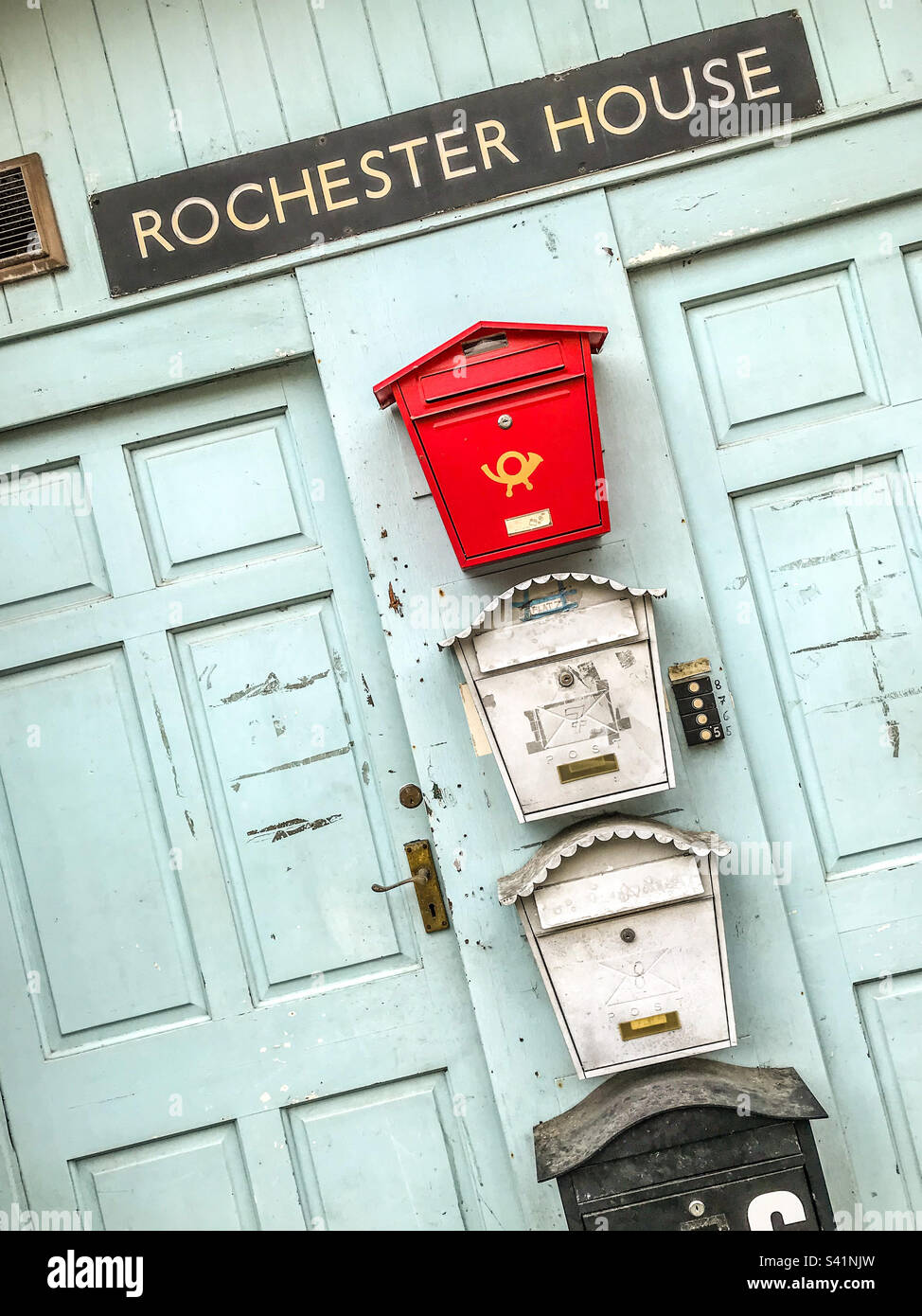 Letter boxes hi-res stock photography and images - Alamy