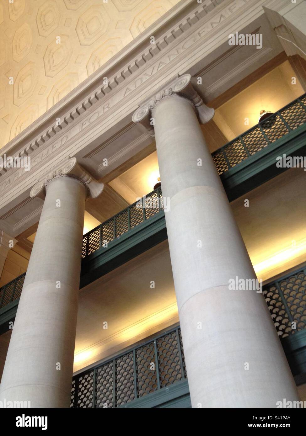 View of main entryway in Rogers Building (Building 7) on Massachusetts ...