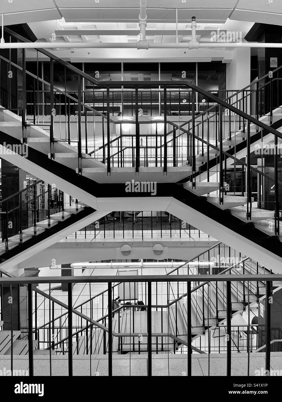 Library stairs hi-res stock photography and images - Alamy