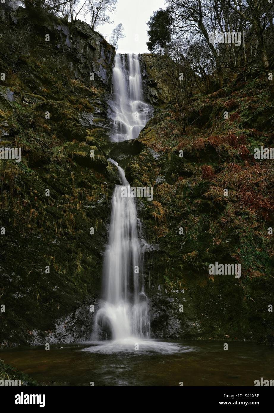 Pistyll rhaeadr waterfall hi-res stock photography and images - Alamy