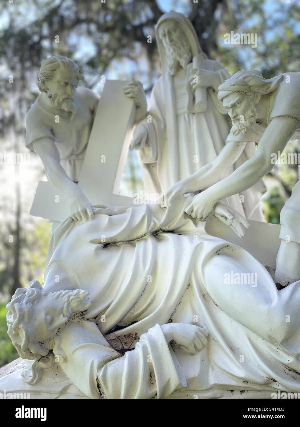 9th station of the cross hi-res stock photography and images - Alamy
