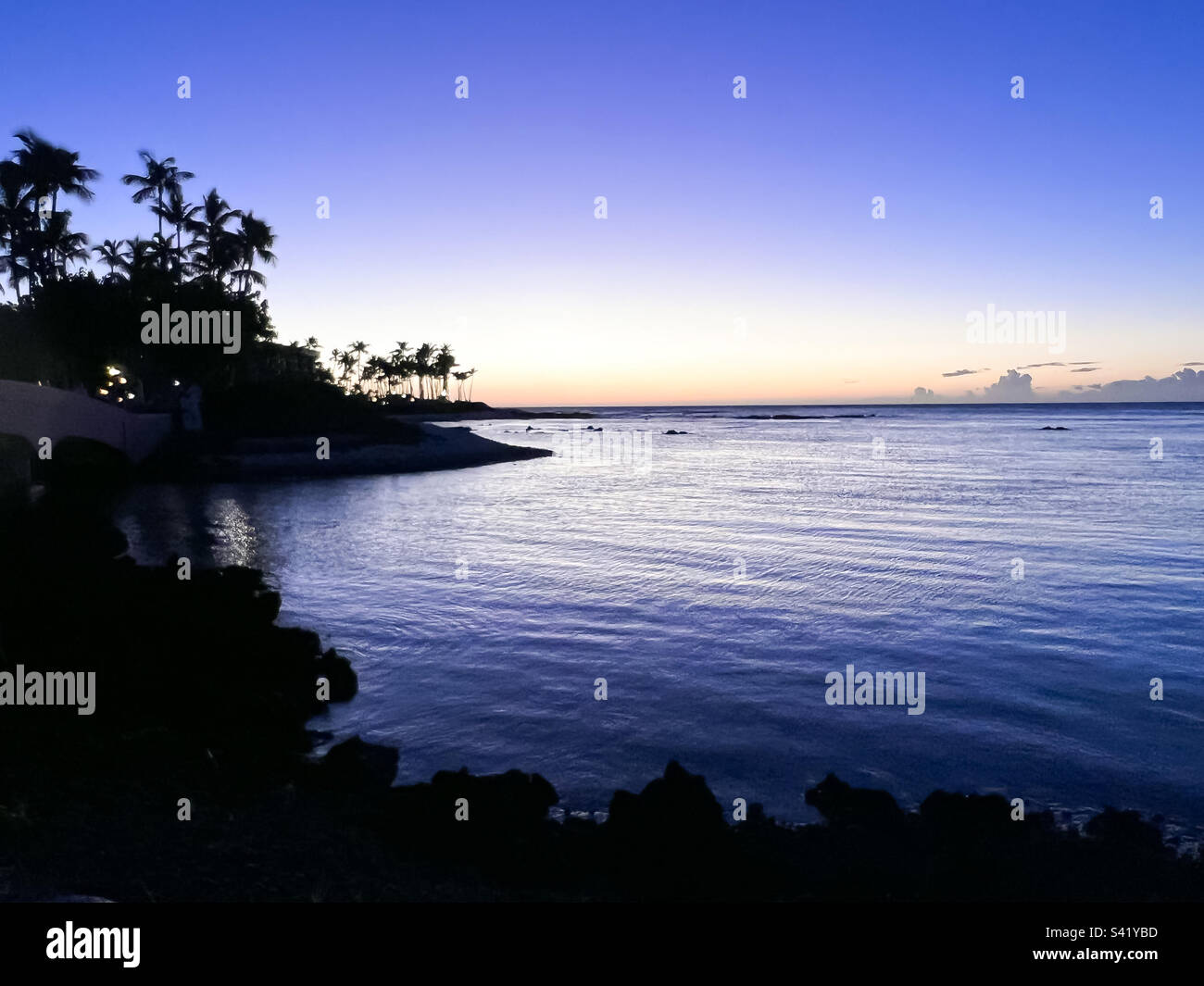 Hawaii sunset hi-res stock photography and images - Alamy