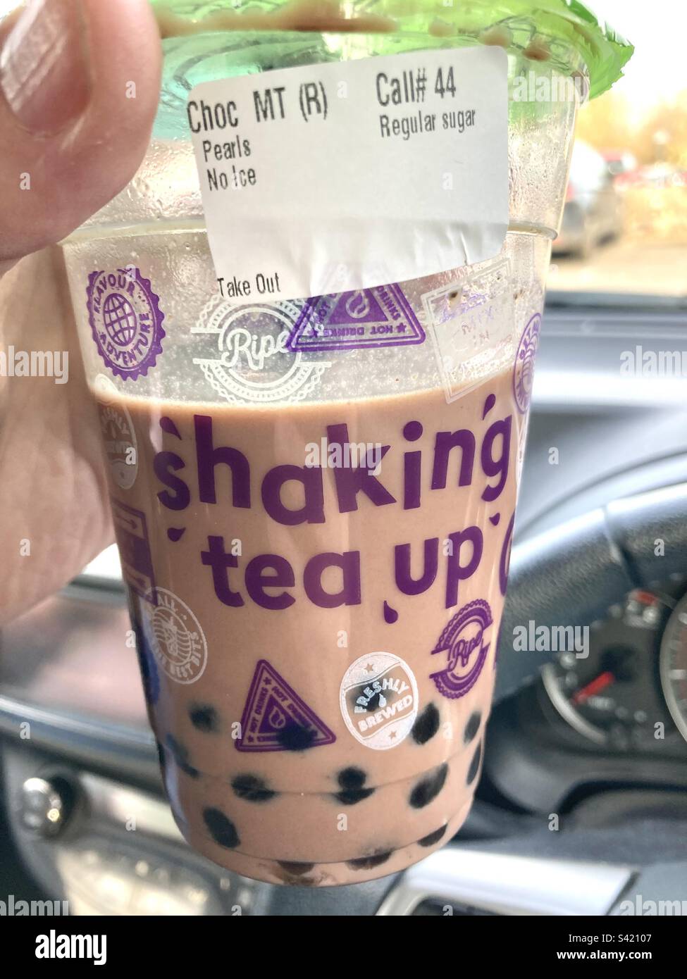 Boba bubble tea Stock Photo - Alamy