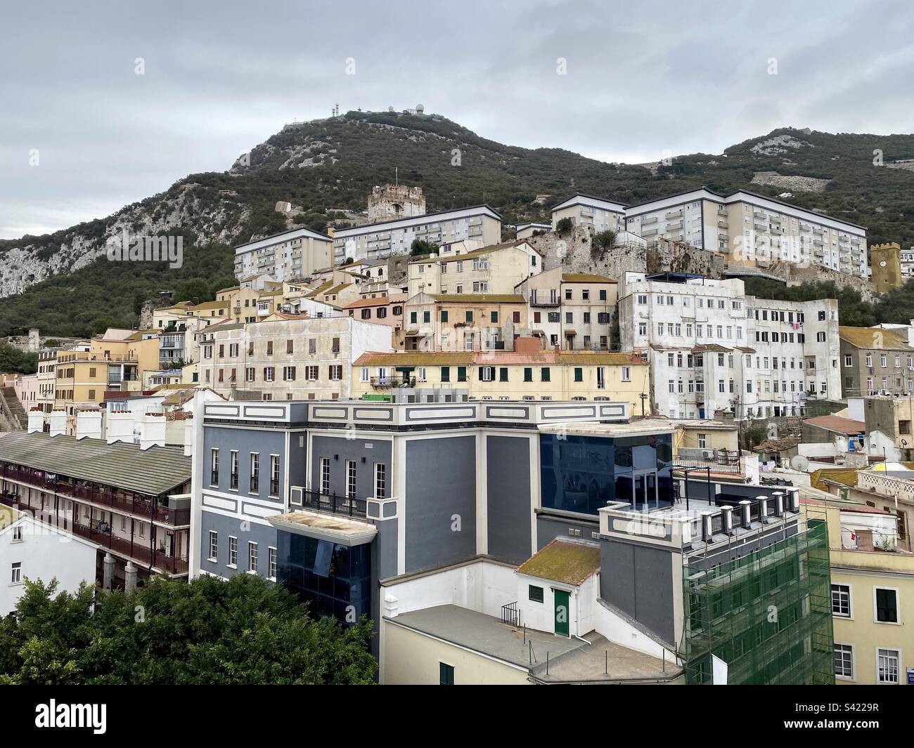 The old town of Gibraltar Stock Photo - Alamy