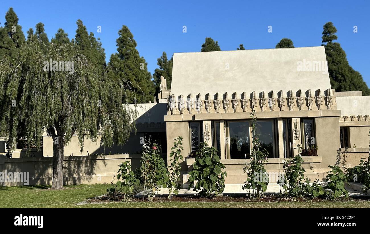 The Hollyhock House, built between 1919 and 1921 is on the UNESCO World ...