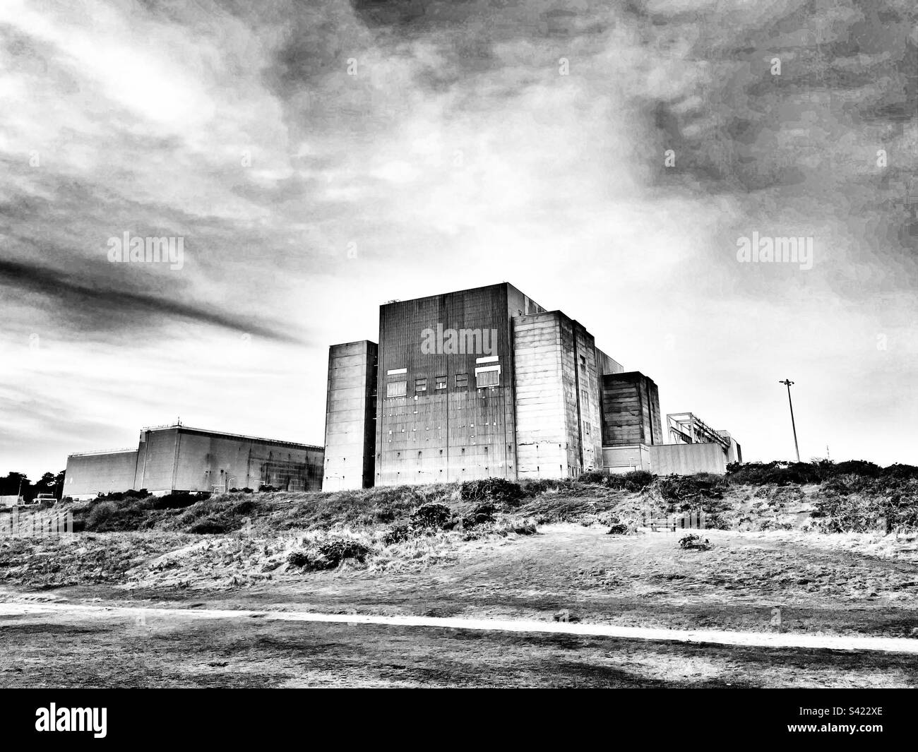 Decommissioned nuclear power station Sizewell Suffolk UK Stock Photo ...