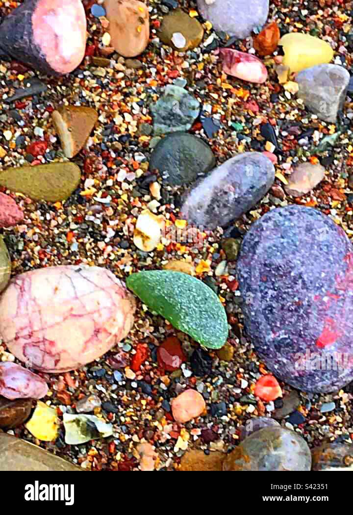 Collecting pebbles beach hi-res stock photography and images - Alamy