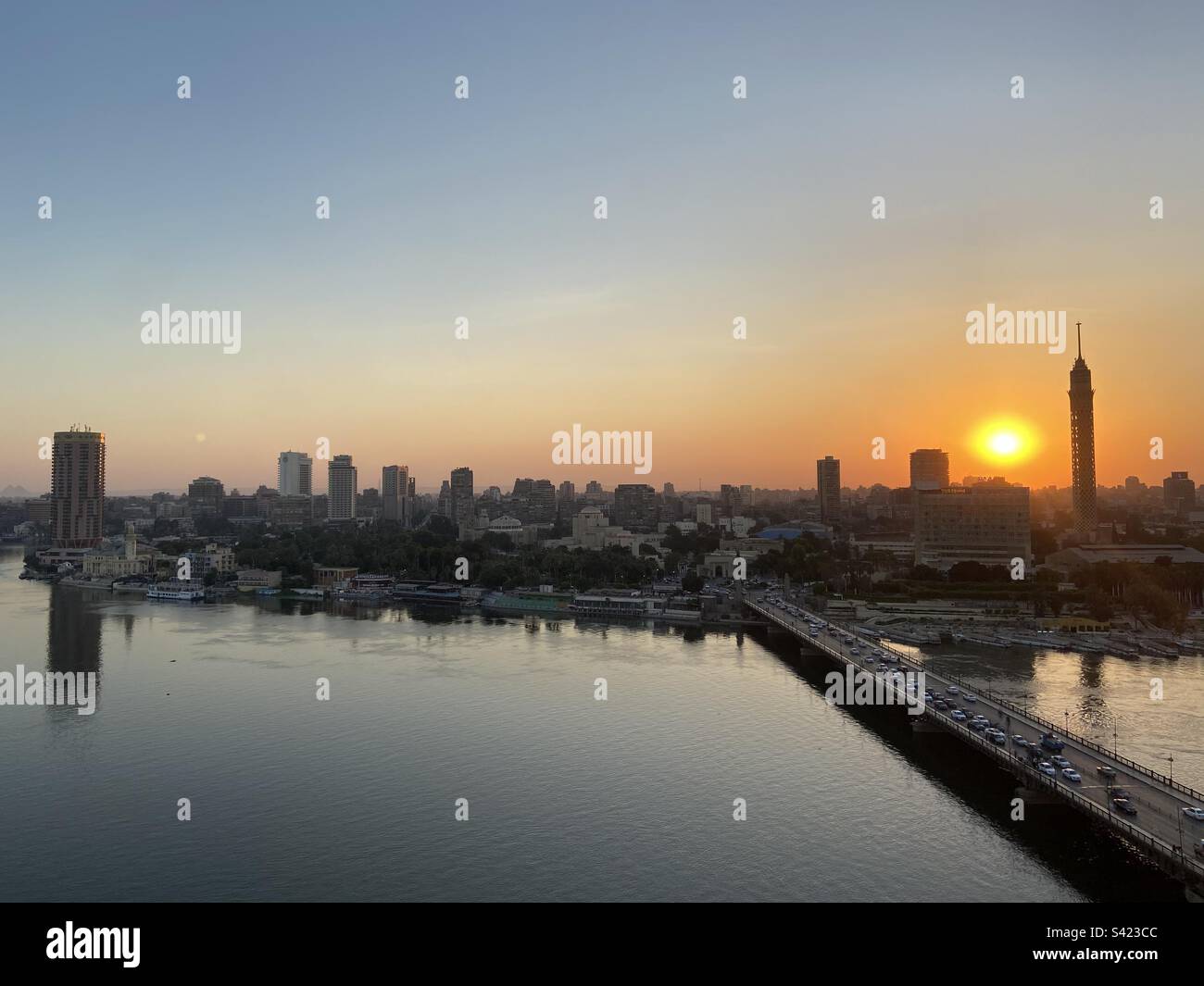 Cairo egypt sunset hi-res stock photography and images - Alamy