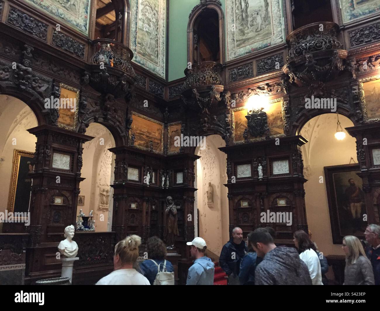 Peles Castle, Sinaia, Transylvania, Carpathian Mountains, Romania ...