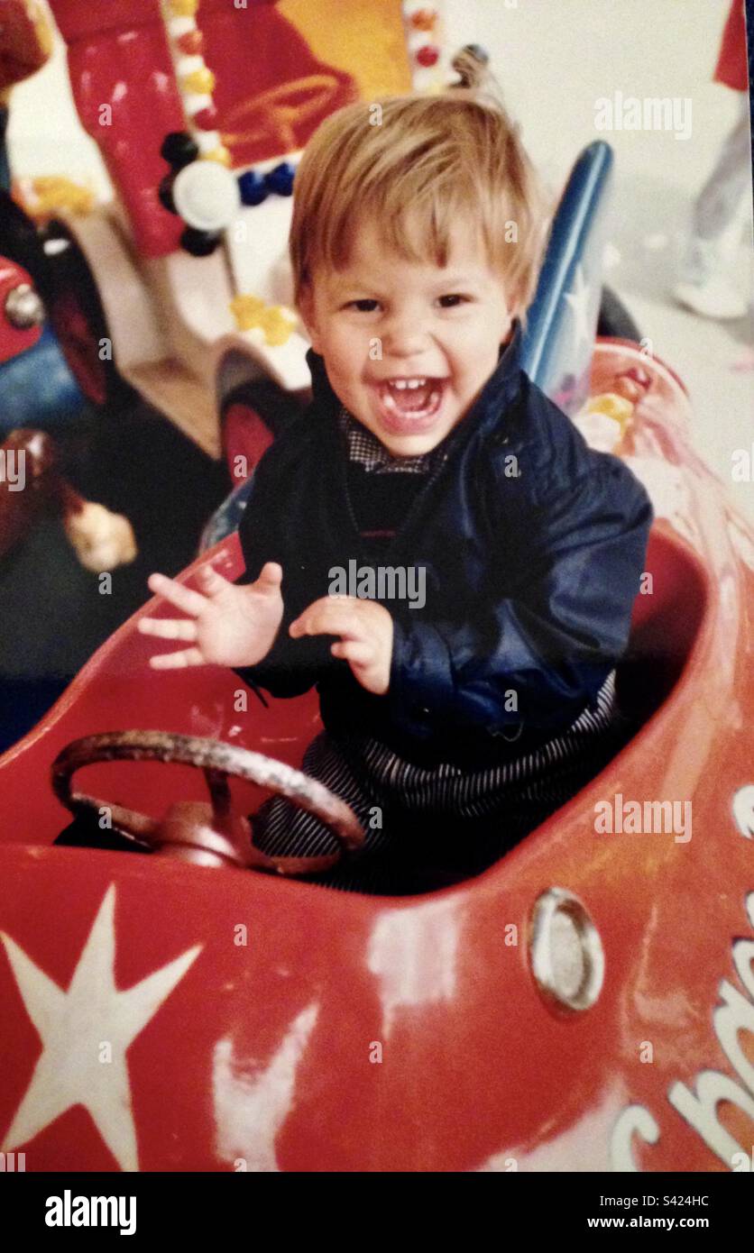 Education : Holiday time for nursery school, little boy, excited about ...