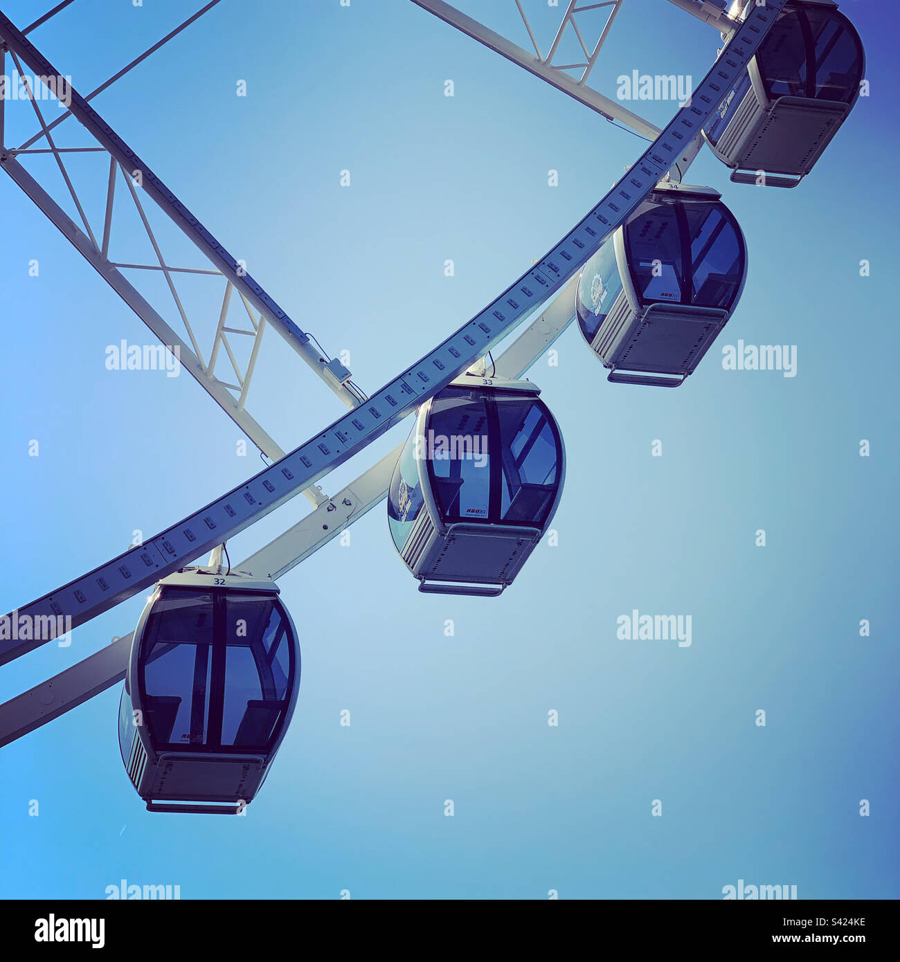 Seattle Great Wheel, Pier 57, Seattle, Washington, United States Stock ...