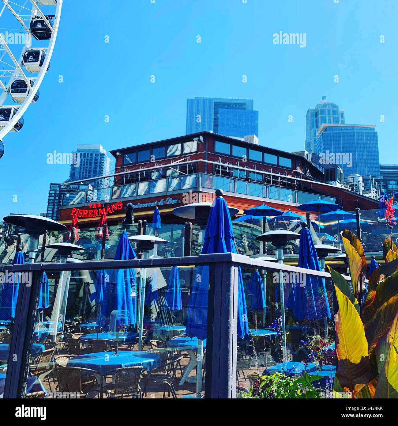 August, 2022, Pier 57, Seattle, Washington, United States Stock Photo ...