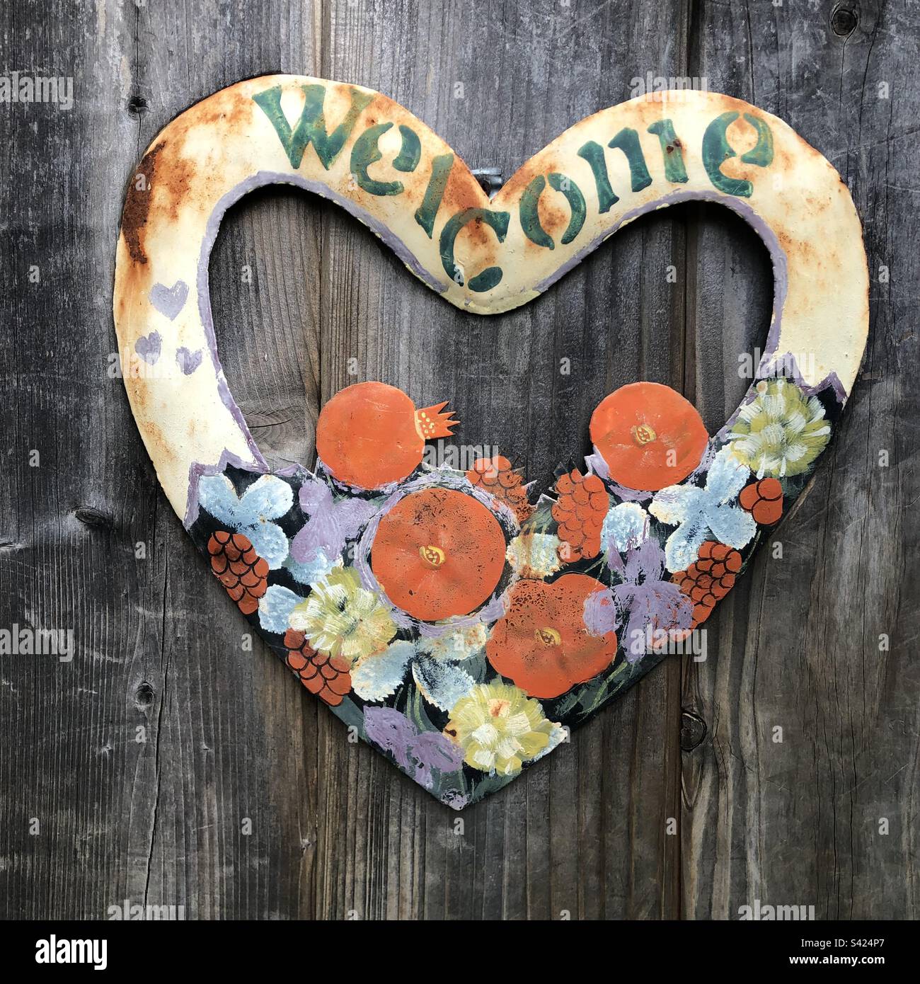 Welcome sign on a gate in Berkeley, California Stock Photo - Alamy
