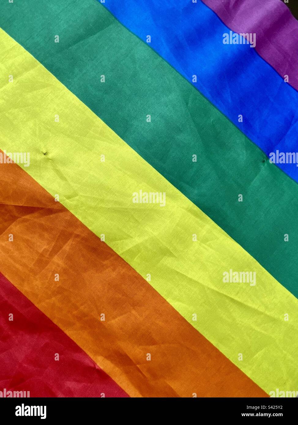 Gay Pride Rainbow flag Stock Photo - Alamy