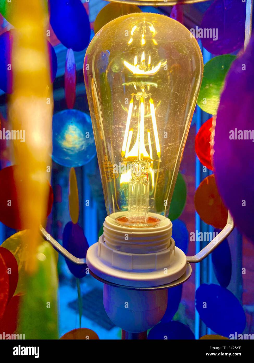 Rainbow light bulb hi-res stock photography and images - Alamy