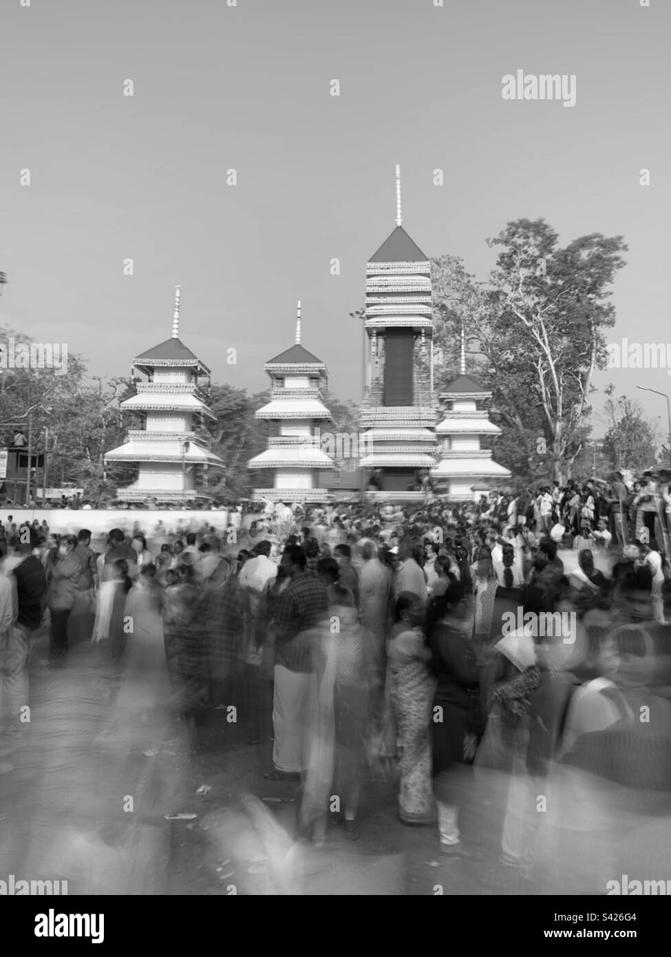 Chettikulangara bharani, Kerala festival Stock Photo - Alamy