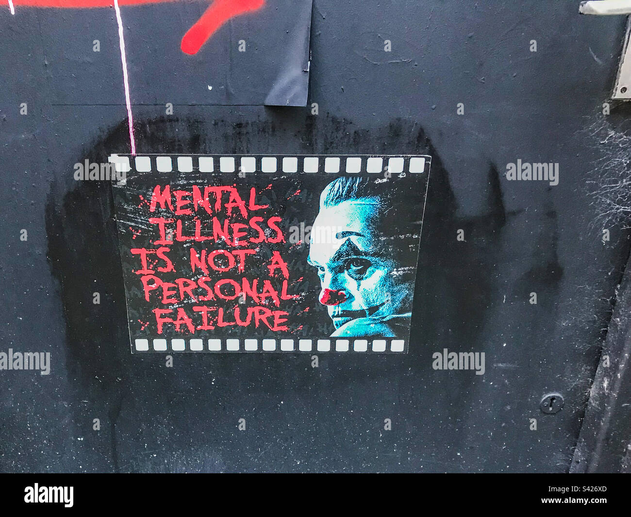 Mental illness Street art Stock Photo - Alamy