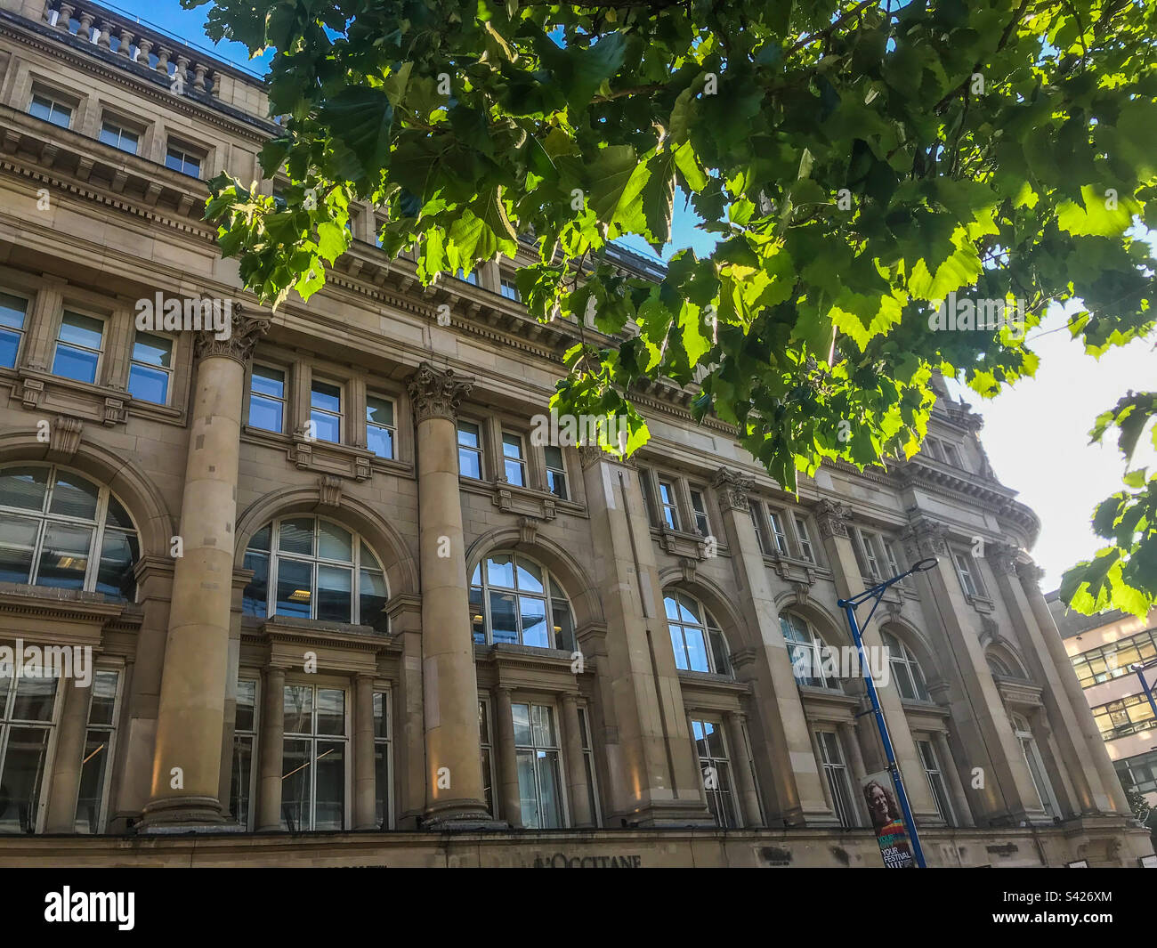 Royal Exchange building, Manchester Stock Photo - Alamy
