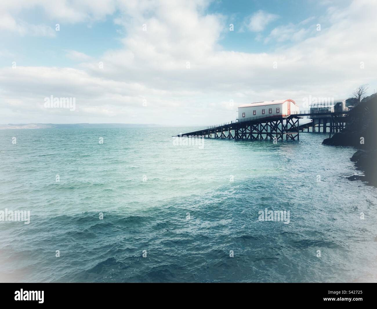 A photograph of Tenby lifeboat stations Stock Photo - Alamy
