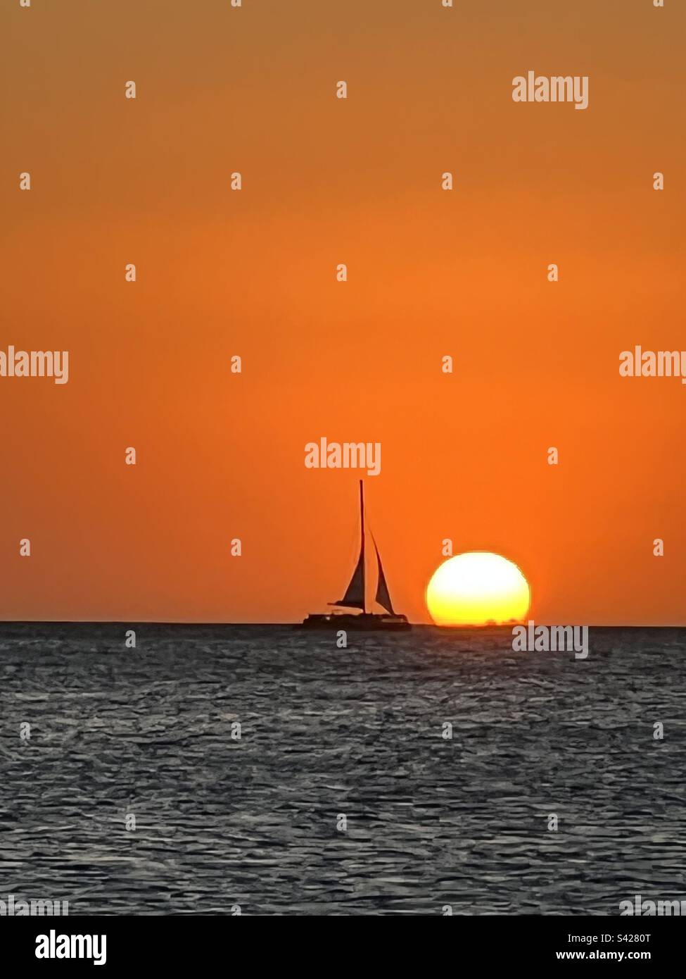 Sunset aruba hi-res stock photography and images - Alamy