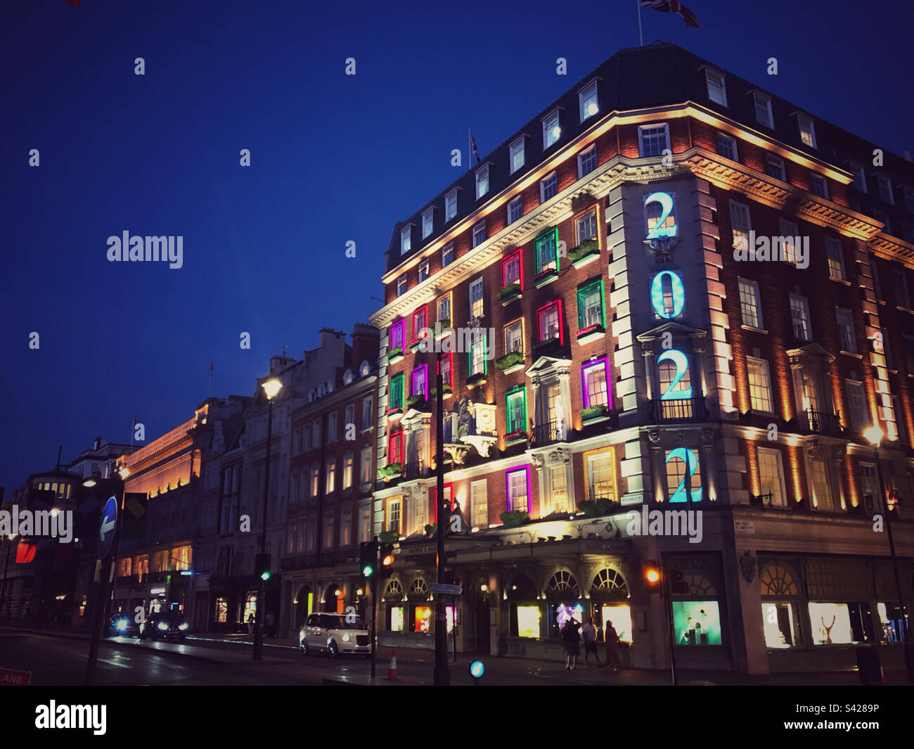 Pretty lights at Fortnum and Mason, London 2022 Stock Photo - Alamy