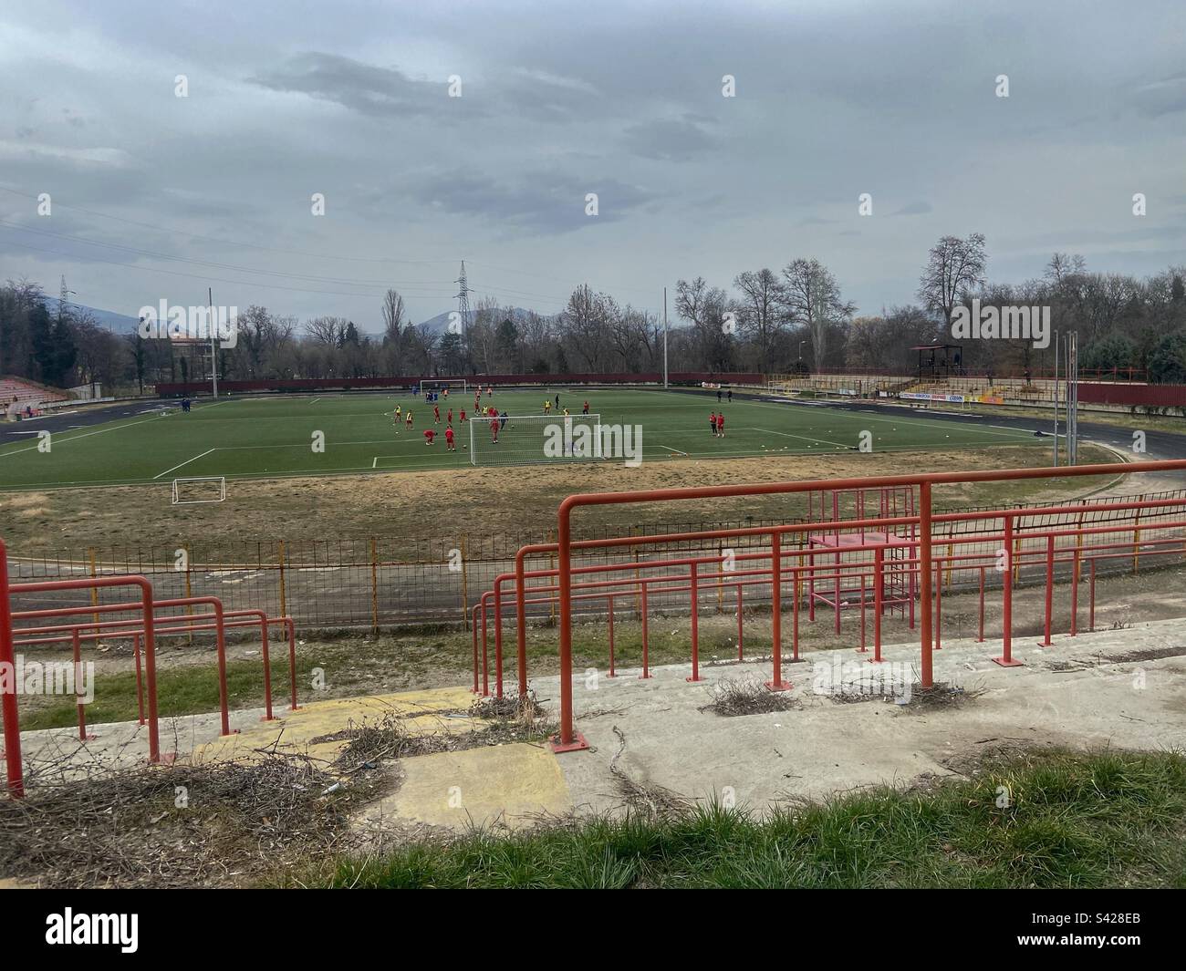 Gradski Stadion Zoran Paunov, Veles, Macedonia Stock Photo - Alamy