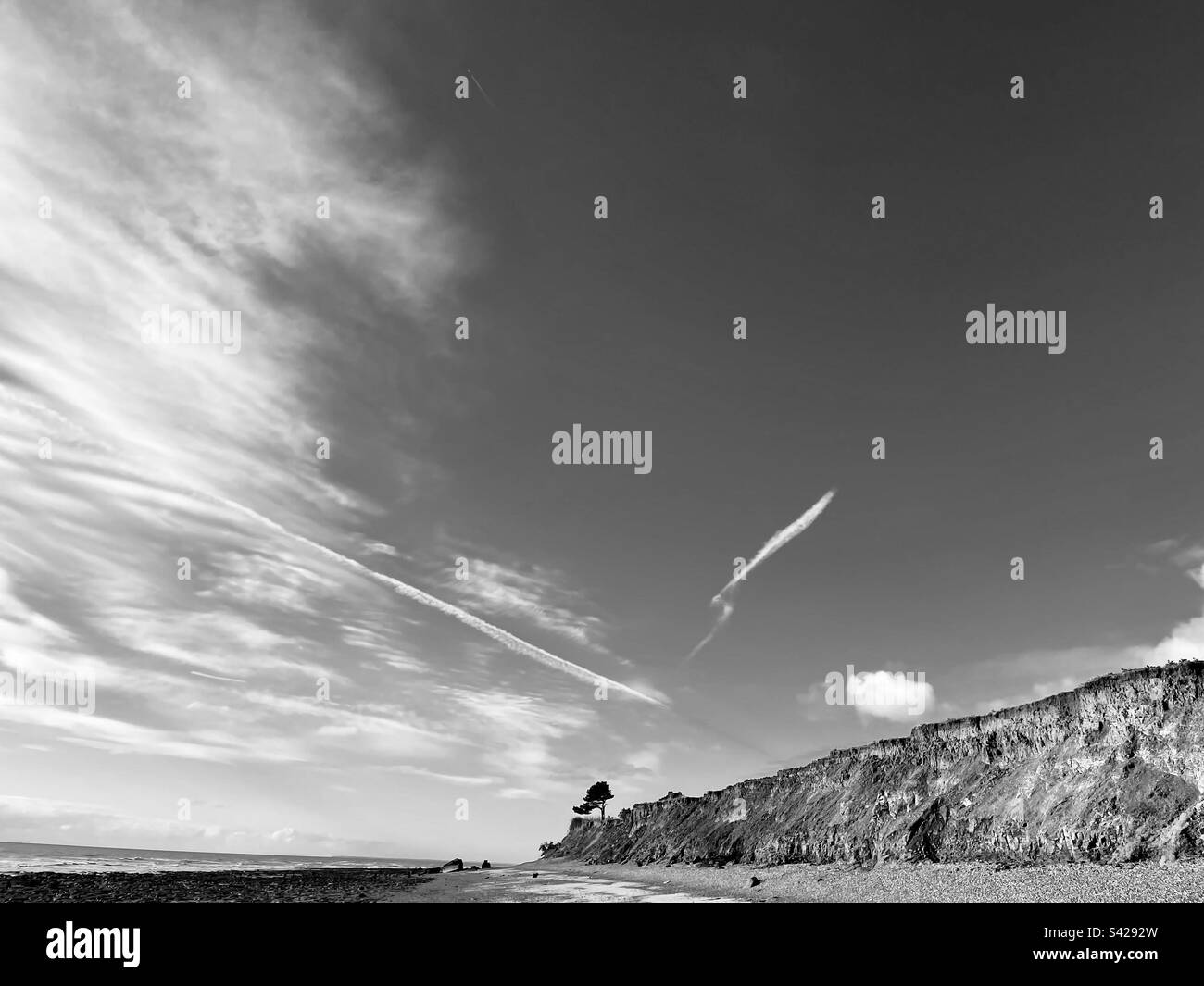 Effects of coastal erosion Bawdsey Suffolk England Stock Photo - Alamy