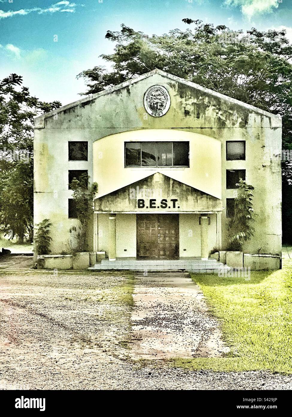 B.E.S.T. building in Belmopan, Belize Stock Photo - Alamy