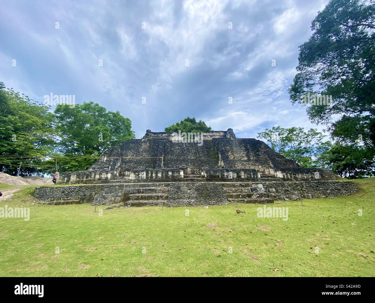 Mayan ruin Structure A-13 at Xunantunich, Belize Stock Photo - Alamy