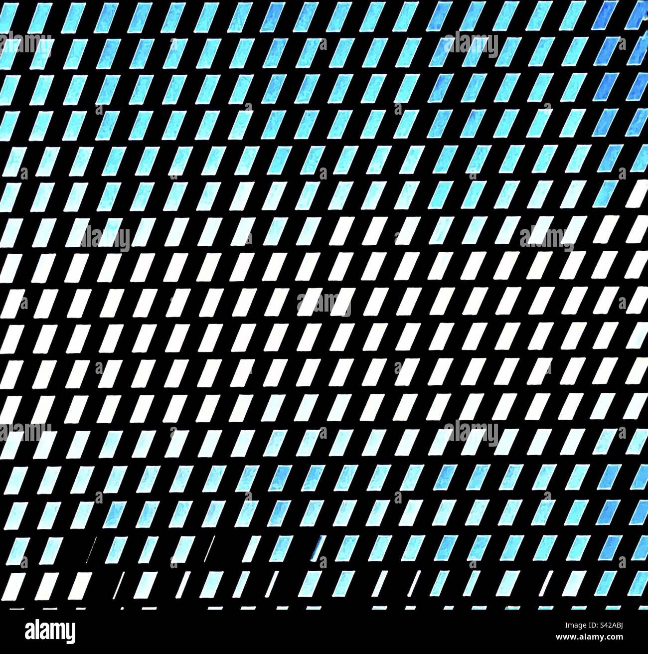 Geometric sky colours from light blue to white parallelogram repetitive ...