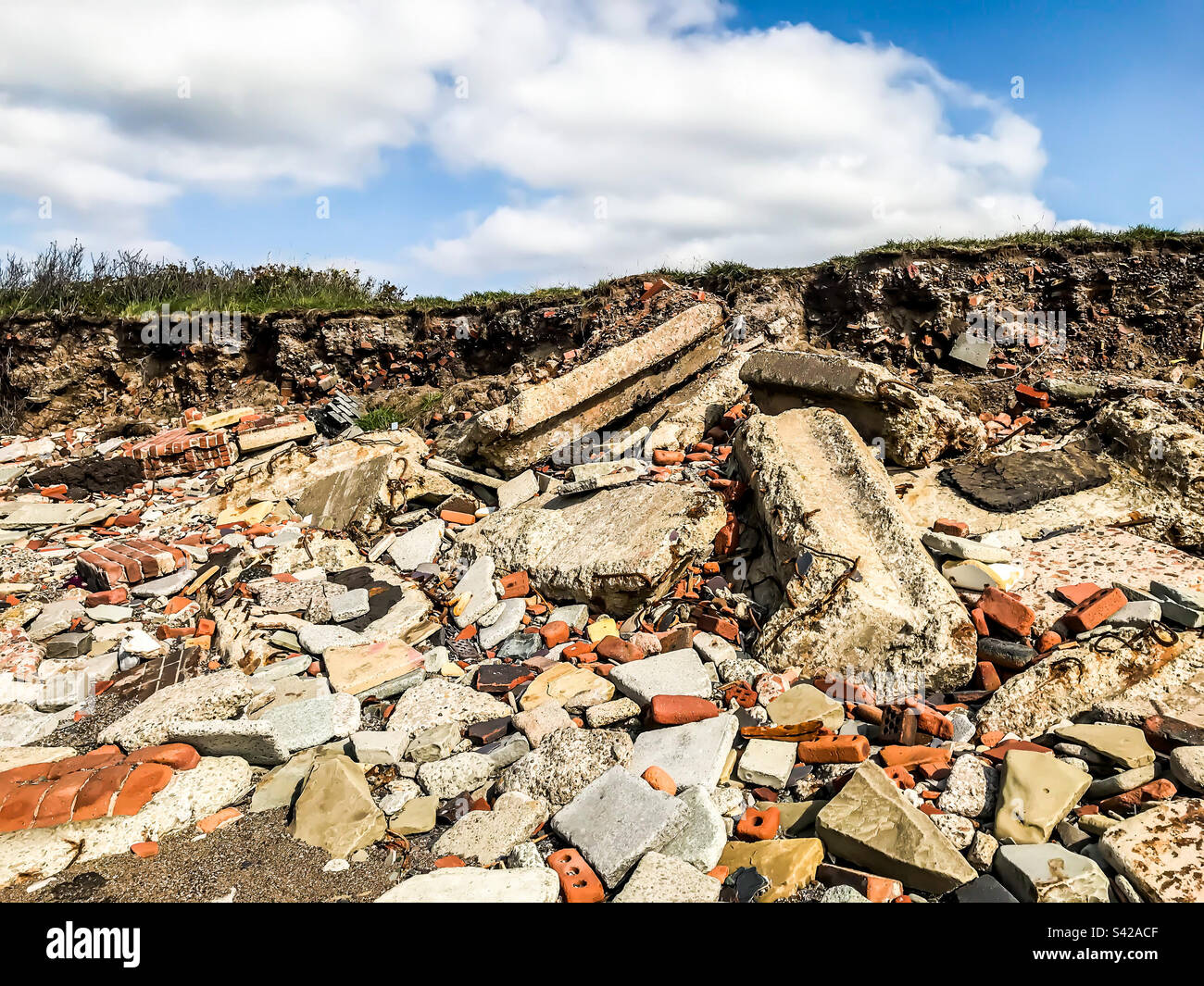 Blitz beach, Crosby Stock Photo - Alamy