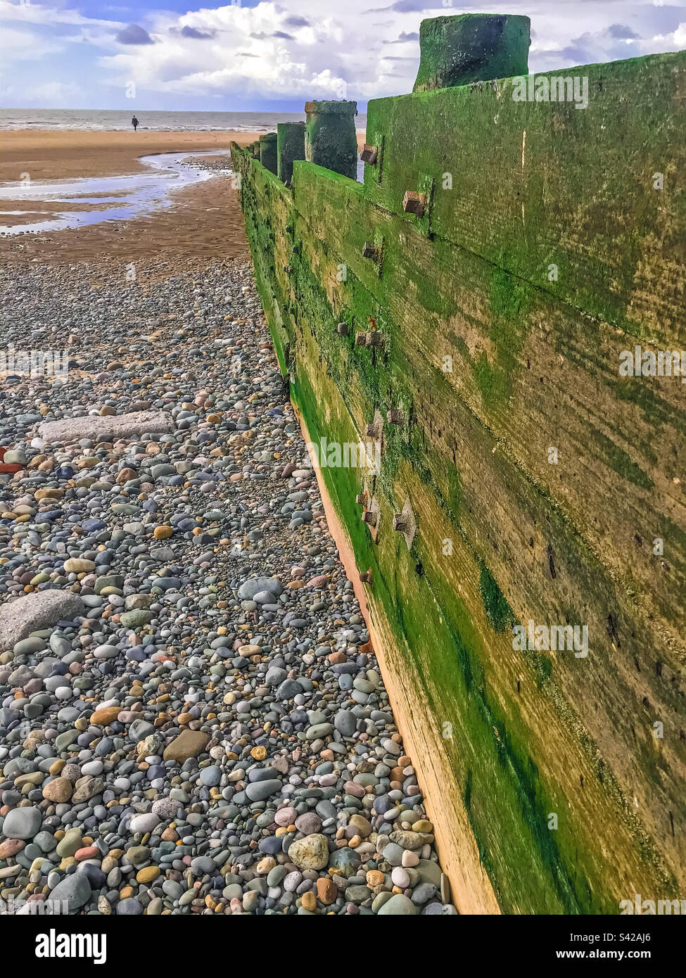 Thornton Cleveleys beach Stock Photo - Alamy