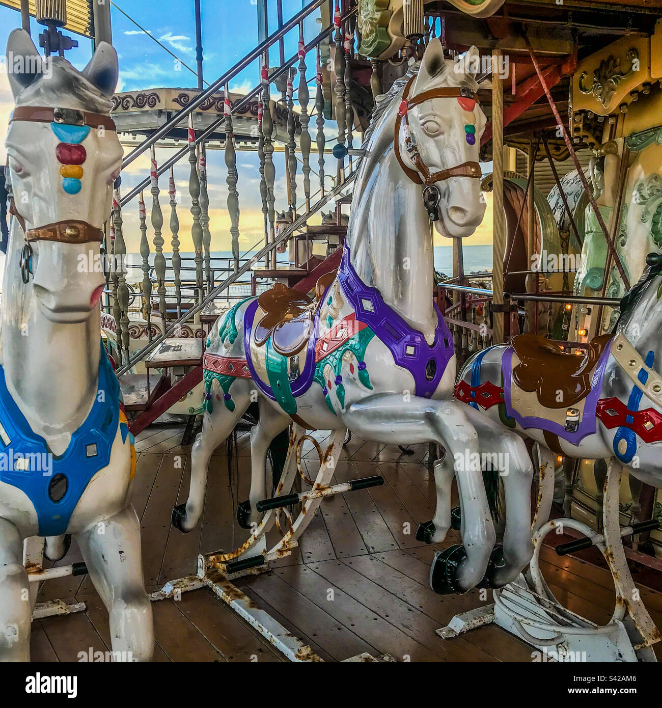Blackpool north pier carousel hi-res stock photography and images - Alamy
