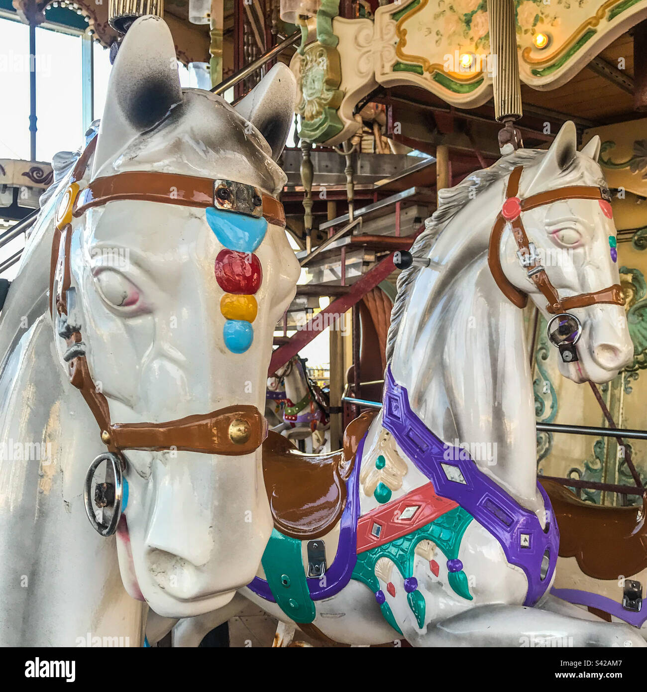 Blackpool north pier carousel hi-res stock photography and images - Alamy