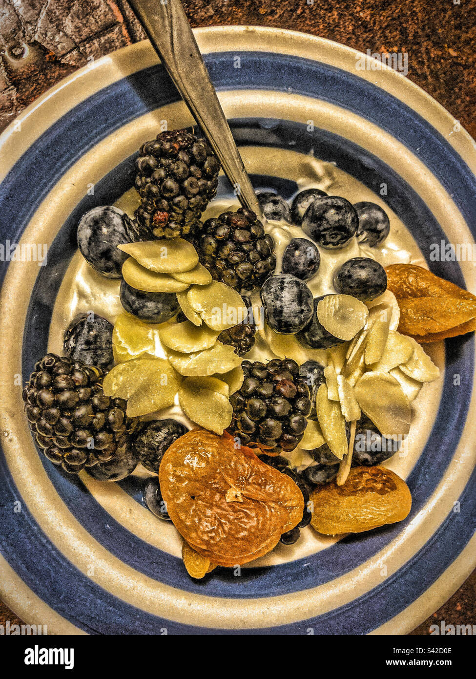 Healthy Option Desert made of Norwegian Yogurt with mixed fruit and ...