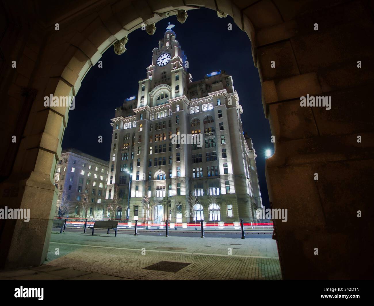Liver building at night hi-res stock photography and images - Alamy
