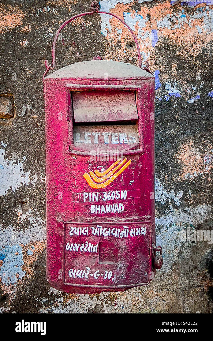 Indian letter box hi-res stock photography and images - Alamy