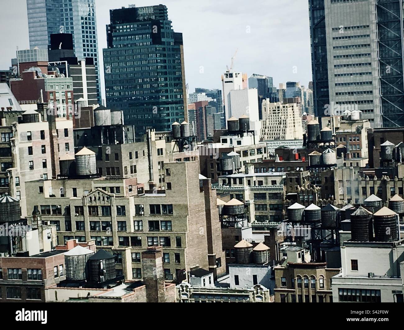 Cluster of buildings in New York City Stock Photo - Alamy