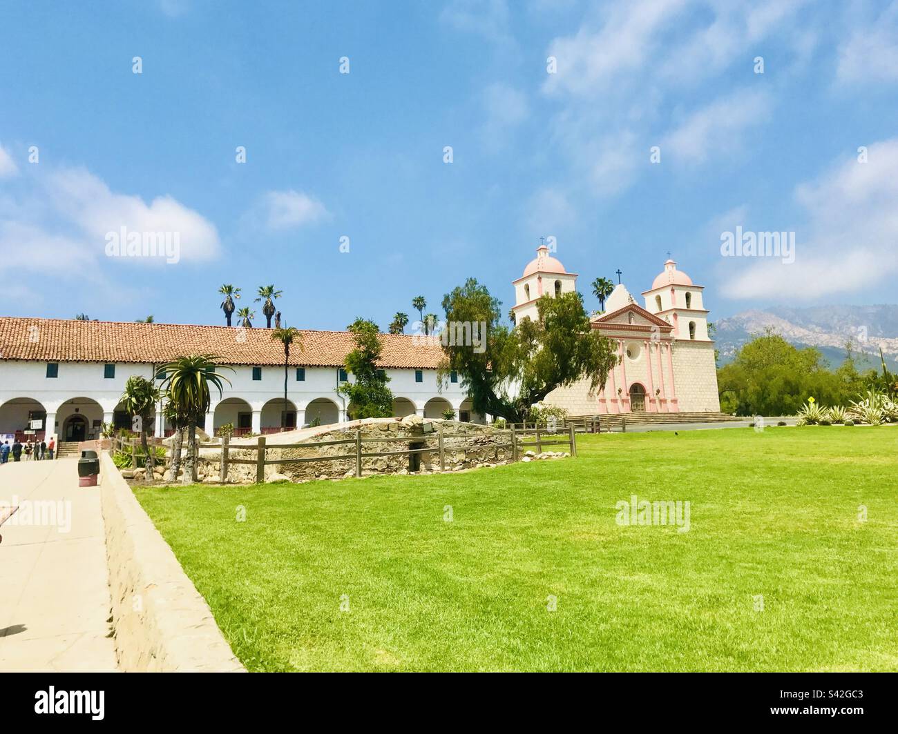 Old Mission Santa Barbara Stock Photo - Alamy