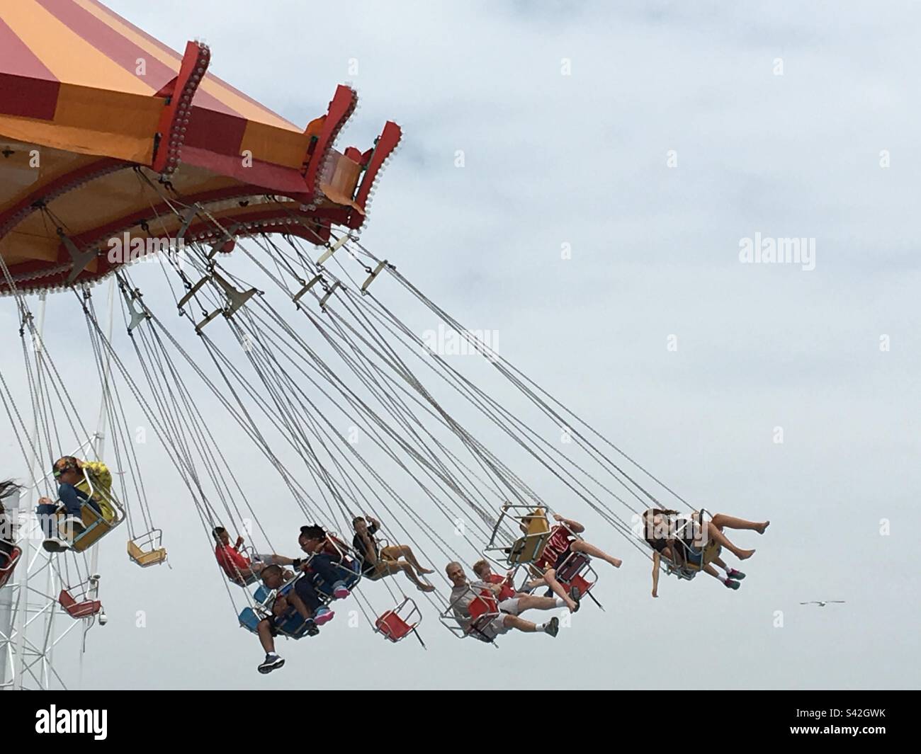 Children on the carousel hi-res stock photography and images - Alamy